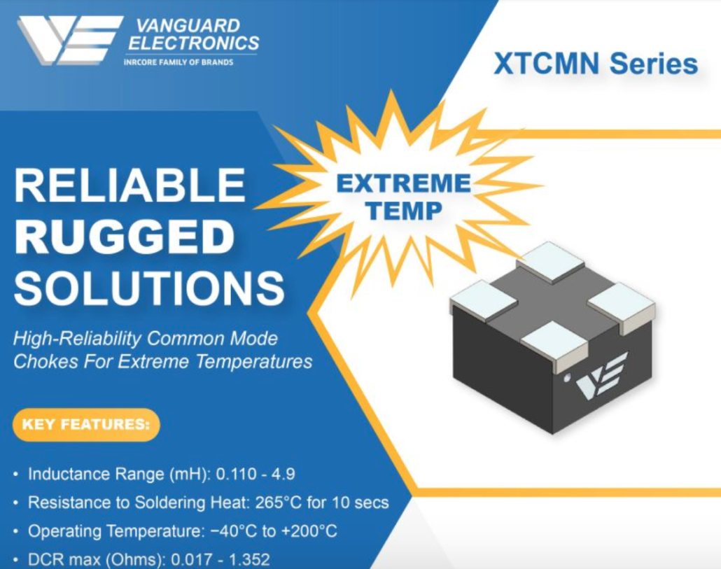 Vanguard Electronics inductor for extreme environments!